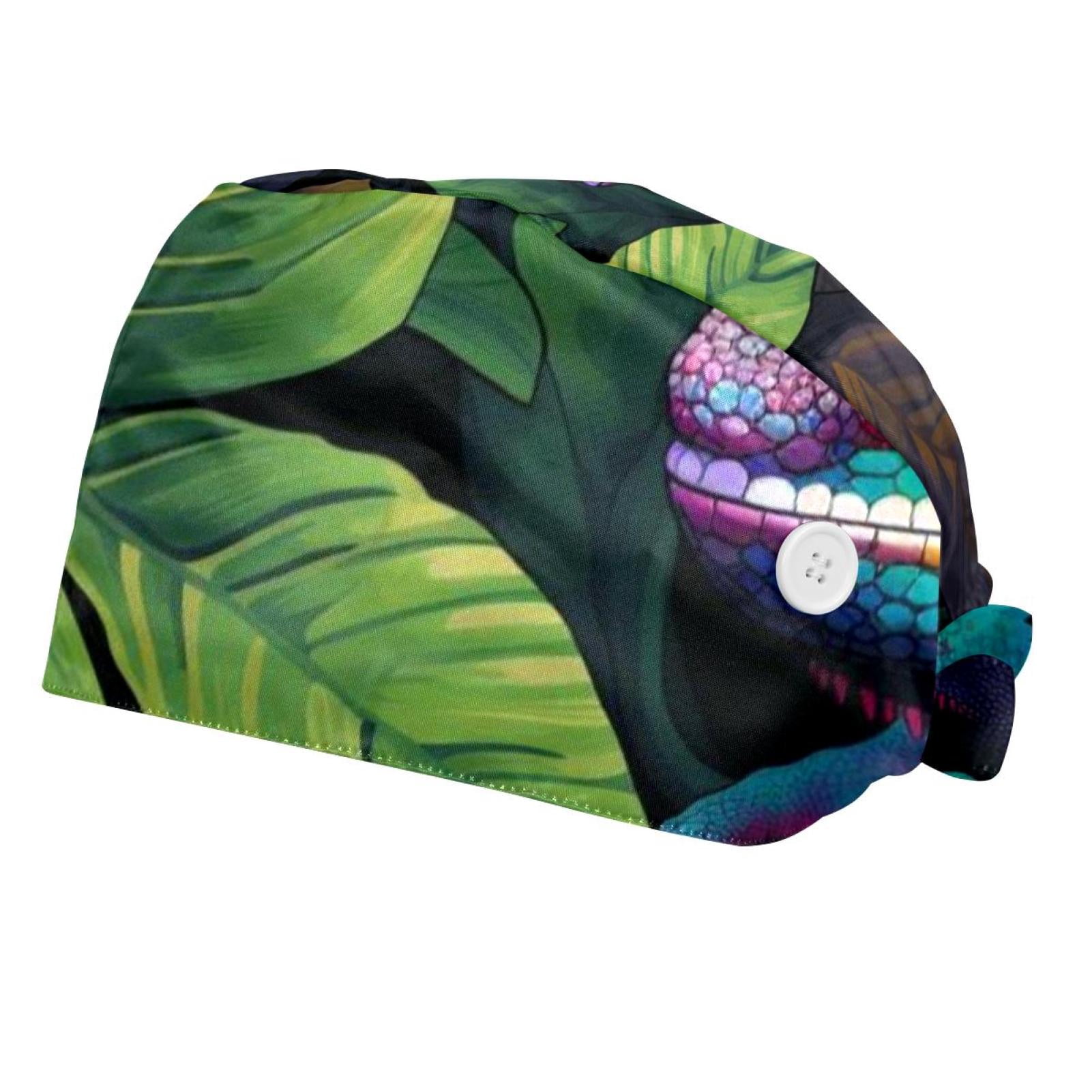 Chameleon Working Cap with Button, Cotton Working Hat Sweatband for Men ...