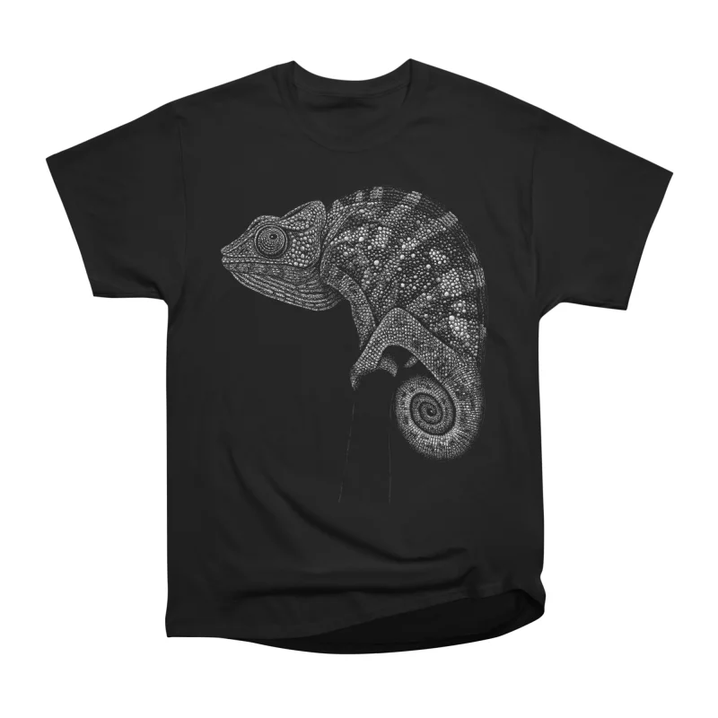 Chameleon lizard ink illustration T-Shirt Tee Gift For Him Merch For ...