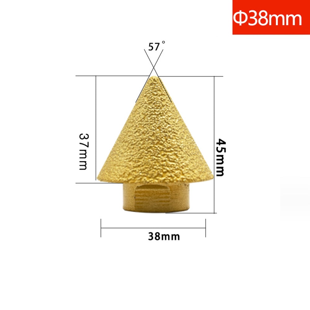 Chamfer Grit Chamfer Brazed Chamfering Tool Round-bevel Milling Bit ...