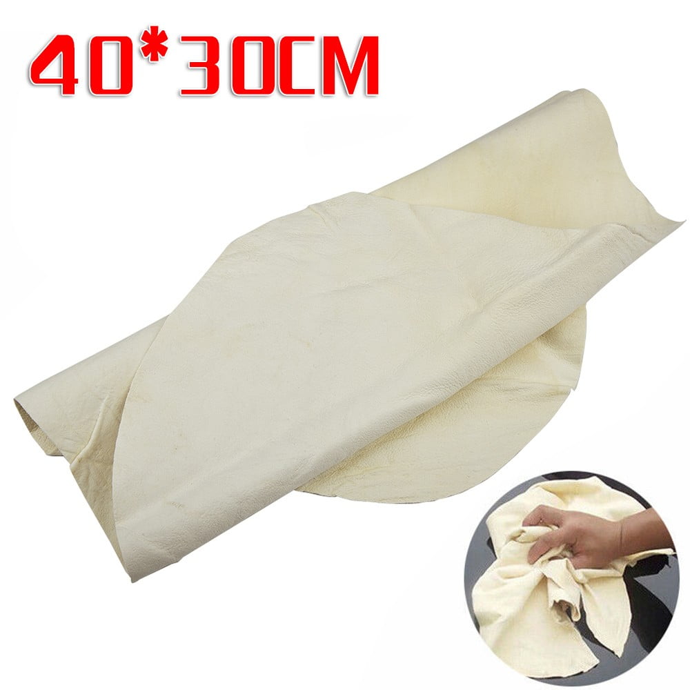 Chamois Leather Cleaning Cloth Car Washing Towel Water Absorbent Rag 40 ...