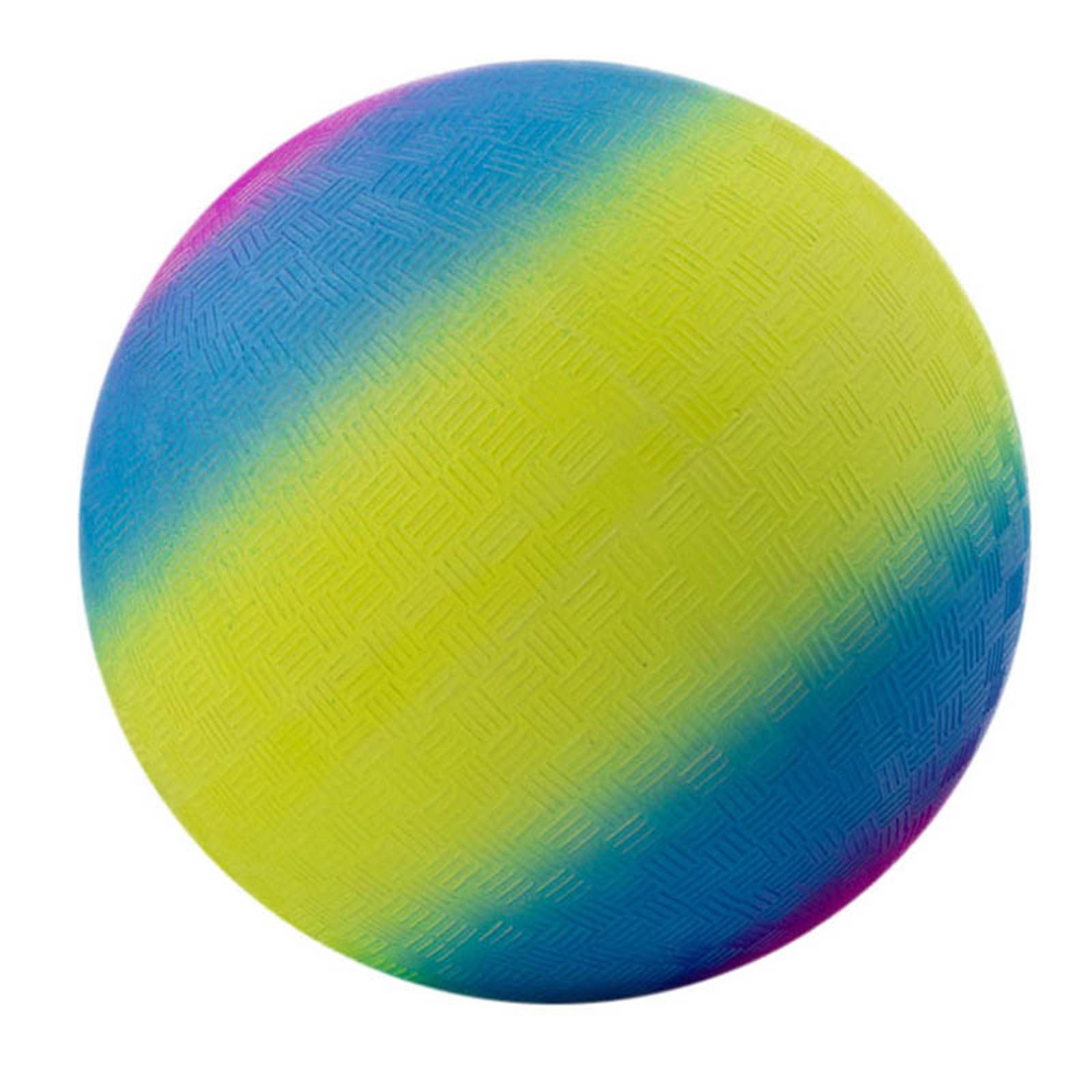 Chamoist 8.5 Inch Rainbow Playground Balls,Rainbow Playground Balls ...