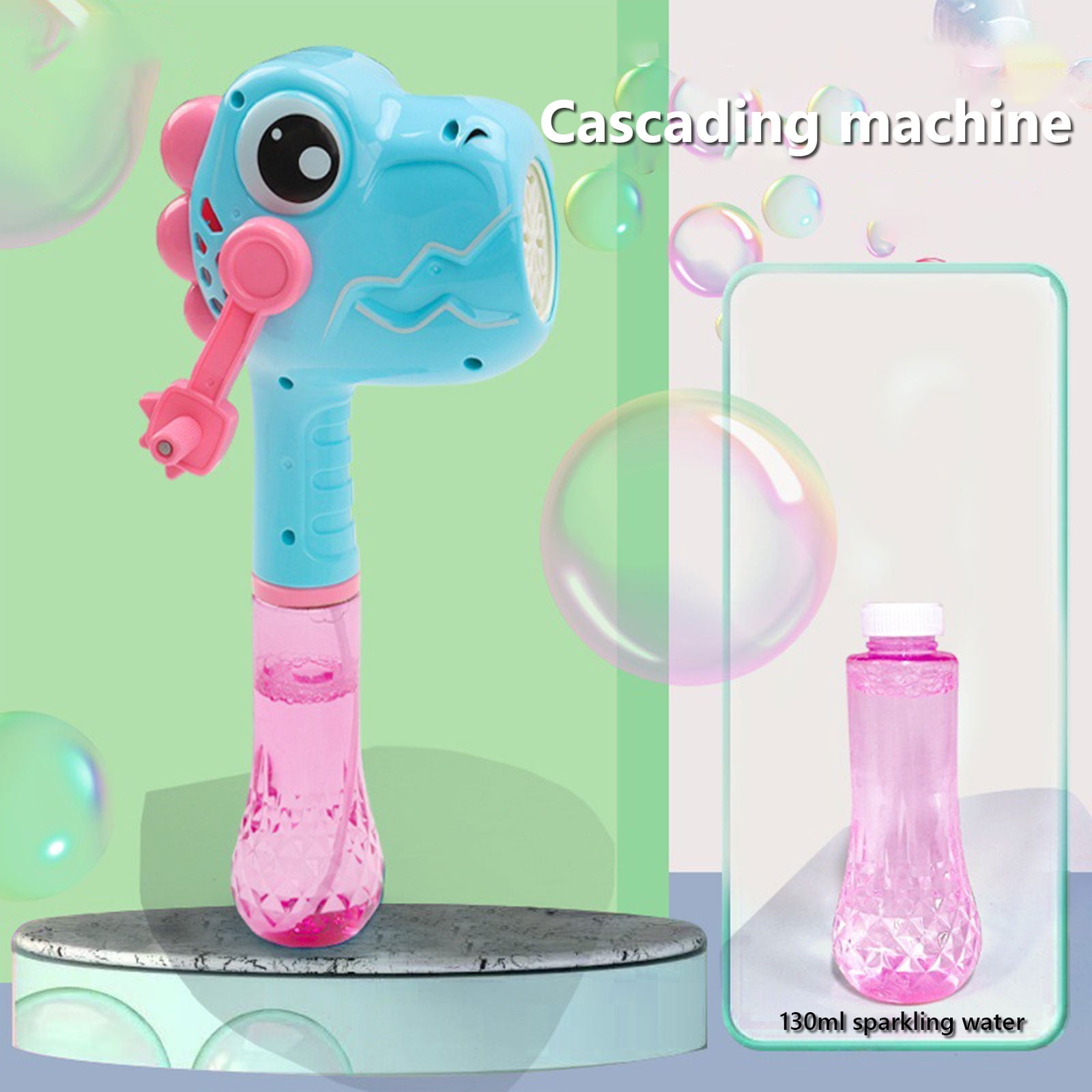 Chamoist Bubble Machine,Bubble Wand Bubble Toys,Hand - Cranked Cute BubbleMachine - Manual Multi ...