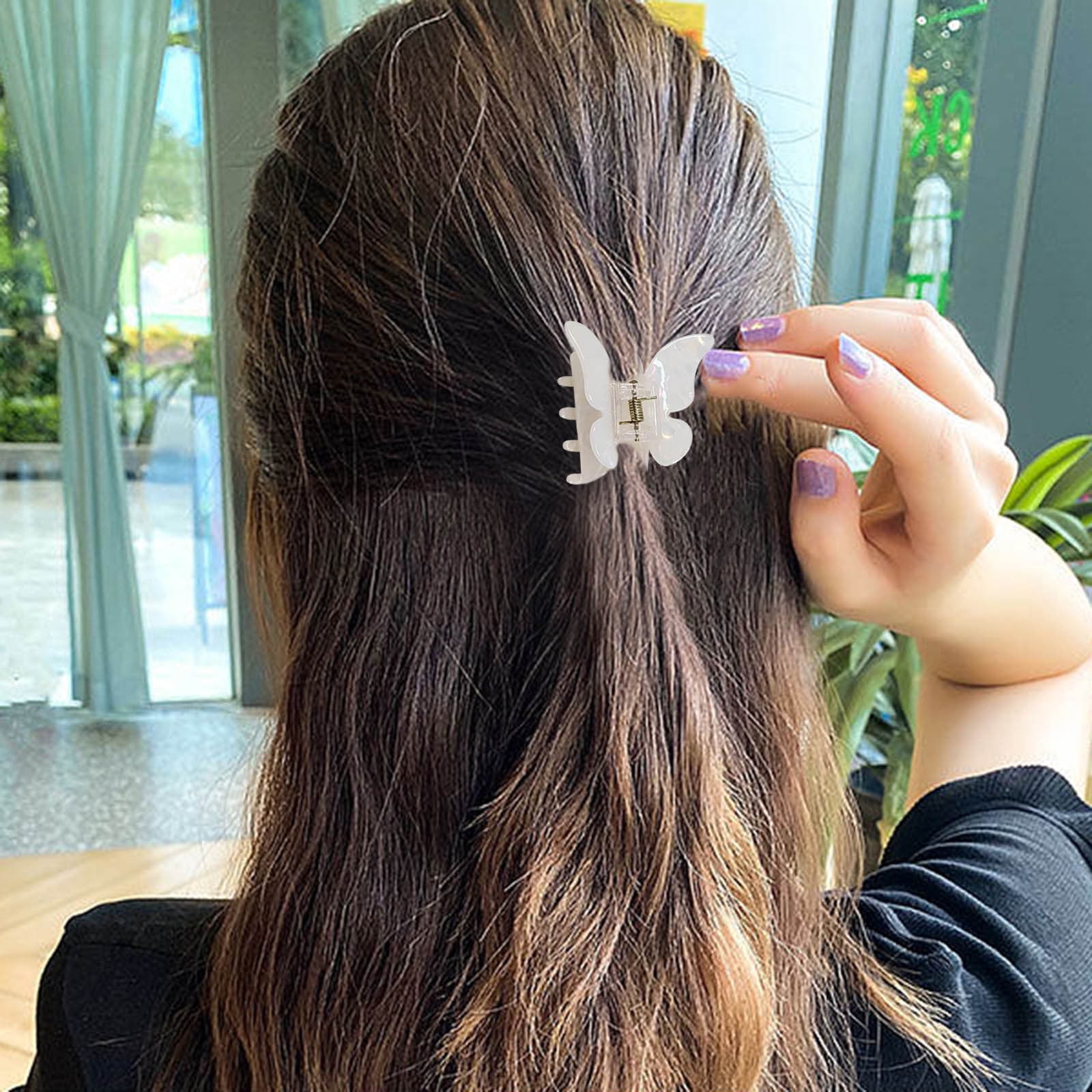 Butterfly Hair Clips,Advanced Sense Of Acetate Hair Clips Super Color ...