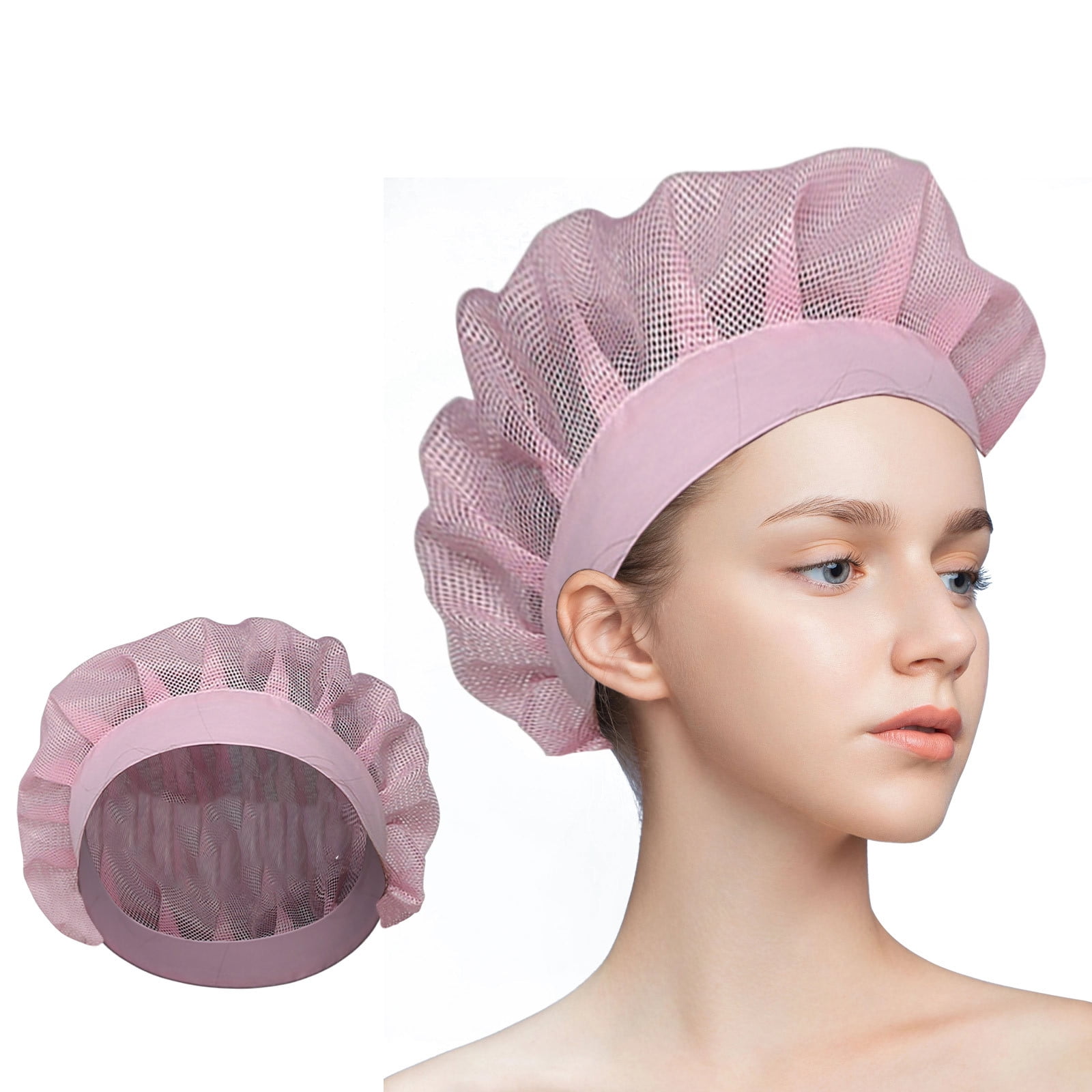 Chamoist Hair Bonnet,Net Plopping Cap For Drying Curly Hair Net ...