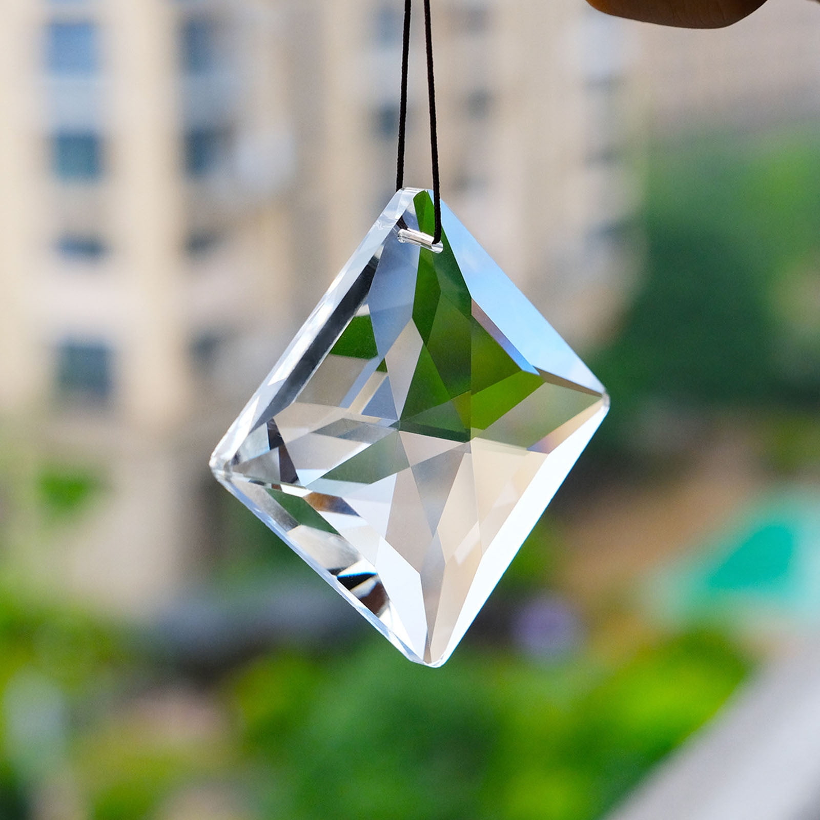 Hanging crystals Suncatcher Ornament,Hanging Crystals for Windows68mm ...