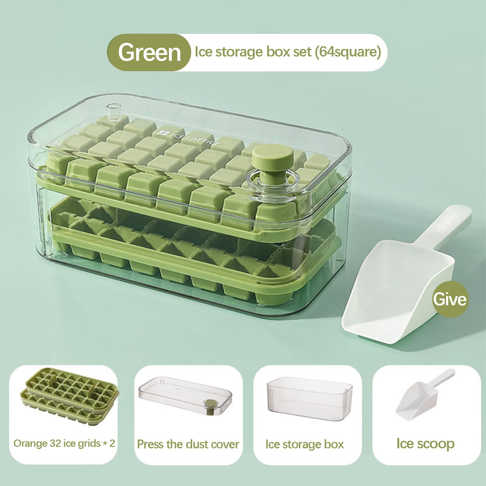 Chamoist Ice Cube Molds & Trays,The Ice Box Uses A Food Grade Ice With ...