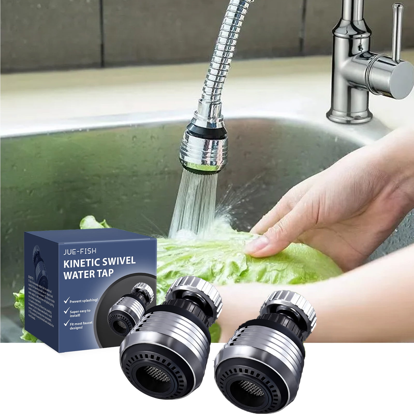 Chamoist Kitchen Utensils & Gadgets,2PC Kitchen Faucet Sprayer ...