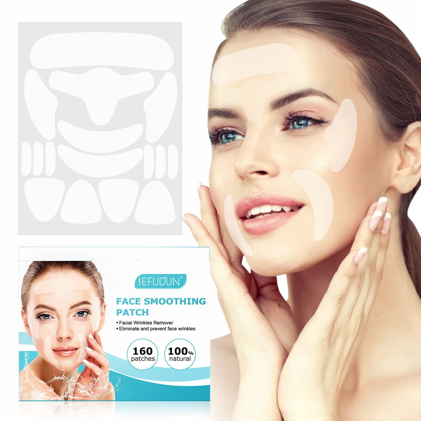 Chamoist New Face And Forehead Wrinkle Patches 160 Facial Tape Lift ...