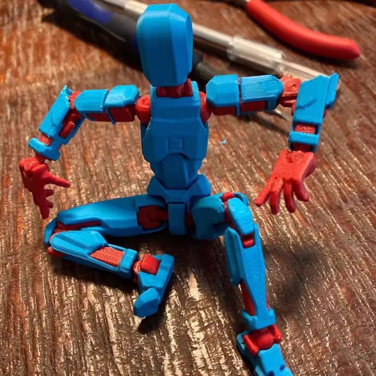 Chamoist Poseable Action Figures,T13 Action Figure 3D Printed Multi ...