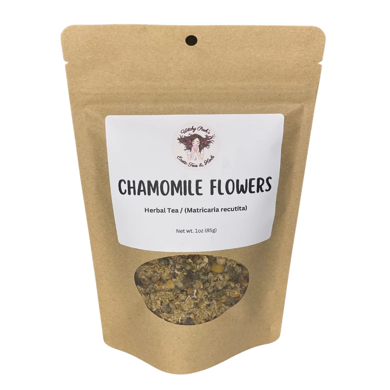 Witchy Pooh's Chamomile Flower Loose Leaf Herbal Tea, Help Relax an ...