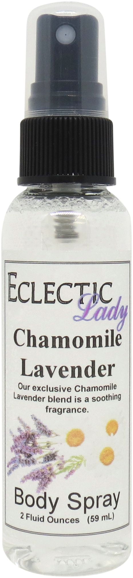 Chamomile Lavender Body Spray, Eclectic Lady, Hydrating Mist, Unisex, 2 ...
