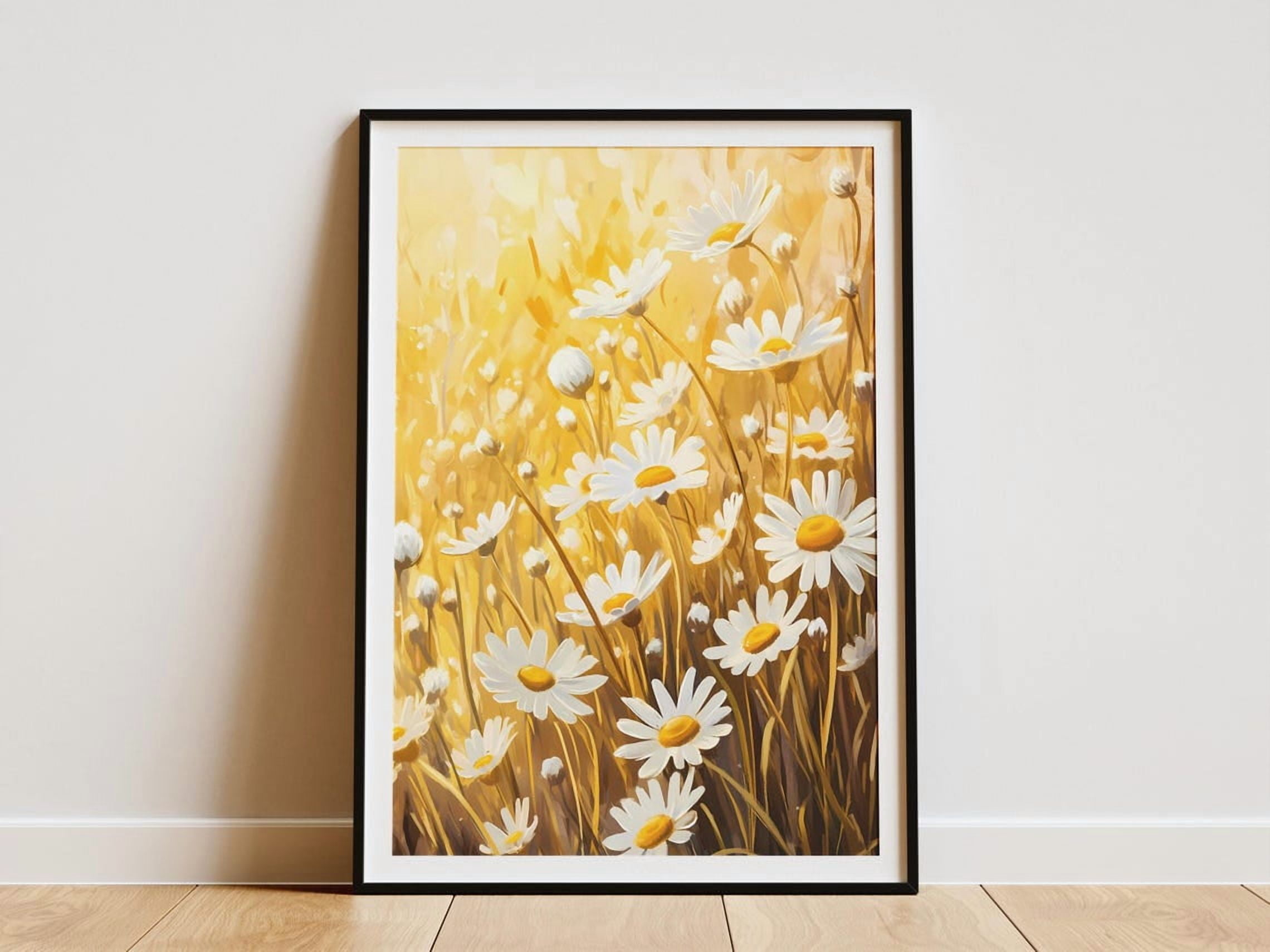 Chamomile Meadow Summer Flowers White Daisy Golden Hour Field Botanical ...