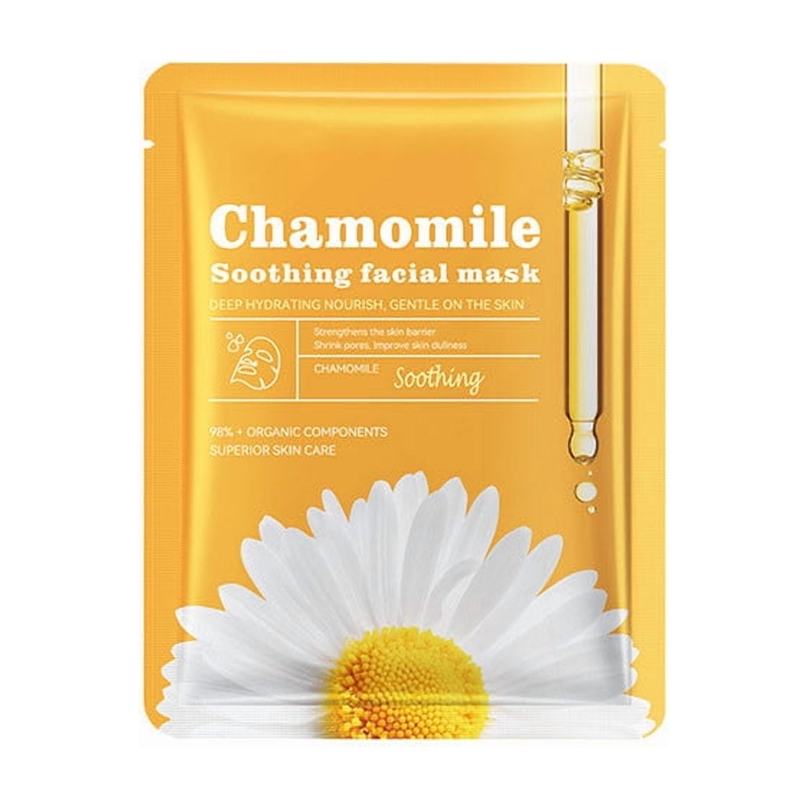 Chamomile Soothing Facial Mask, 25ml Single Pack, Deeply Moisturizing ...