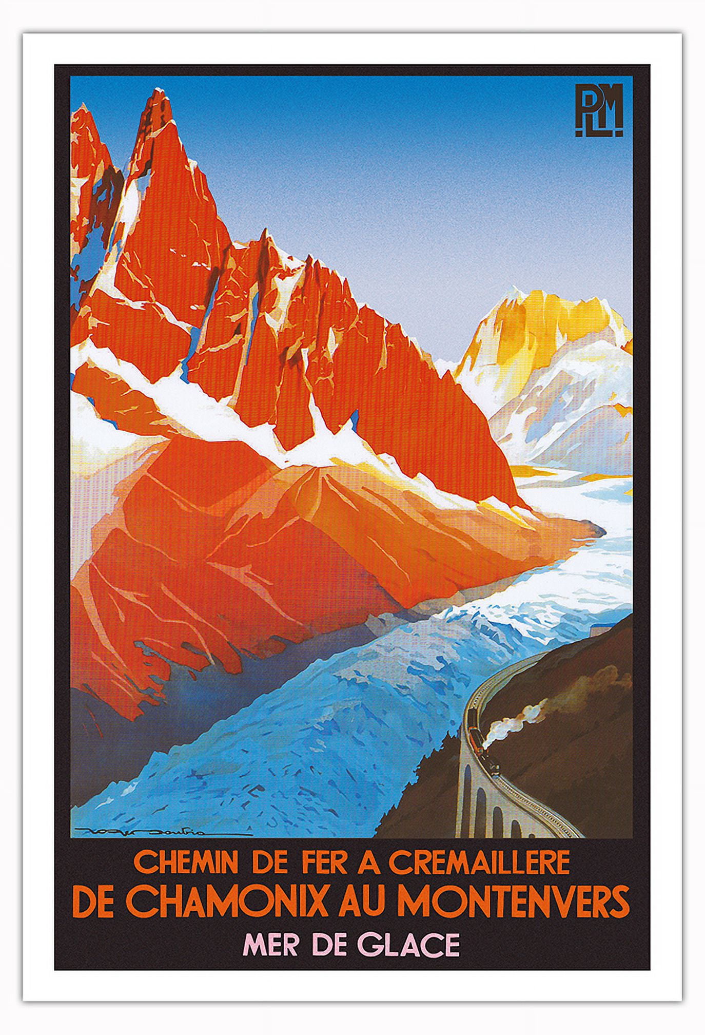 Chamonix to Montenvers France - Mer de Glace Glacier - (PLM) French ...