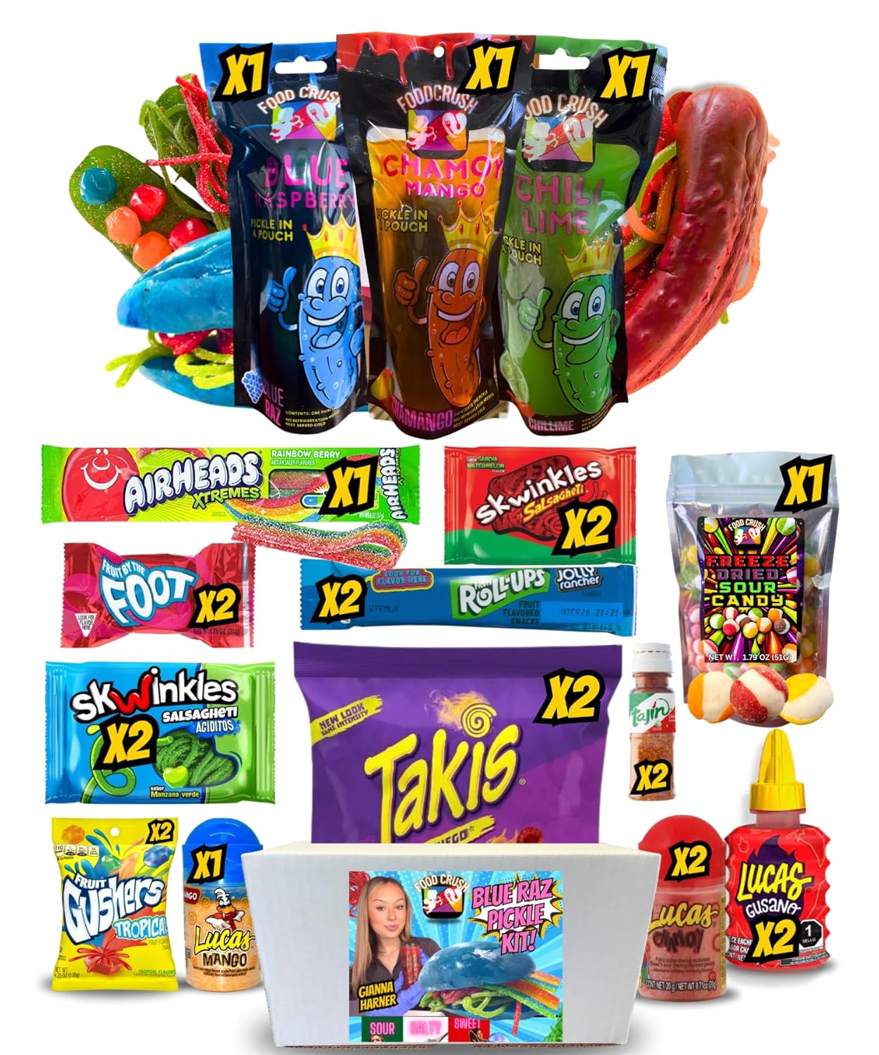 Chamoy Kit For 3-Ultimate Kit-With Freeze Dried Cy-Chamoy, Blue ...