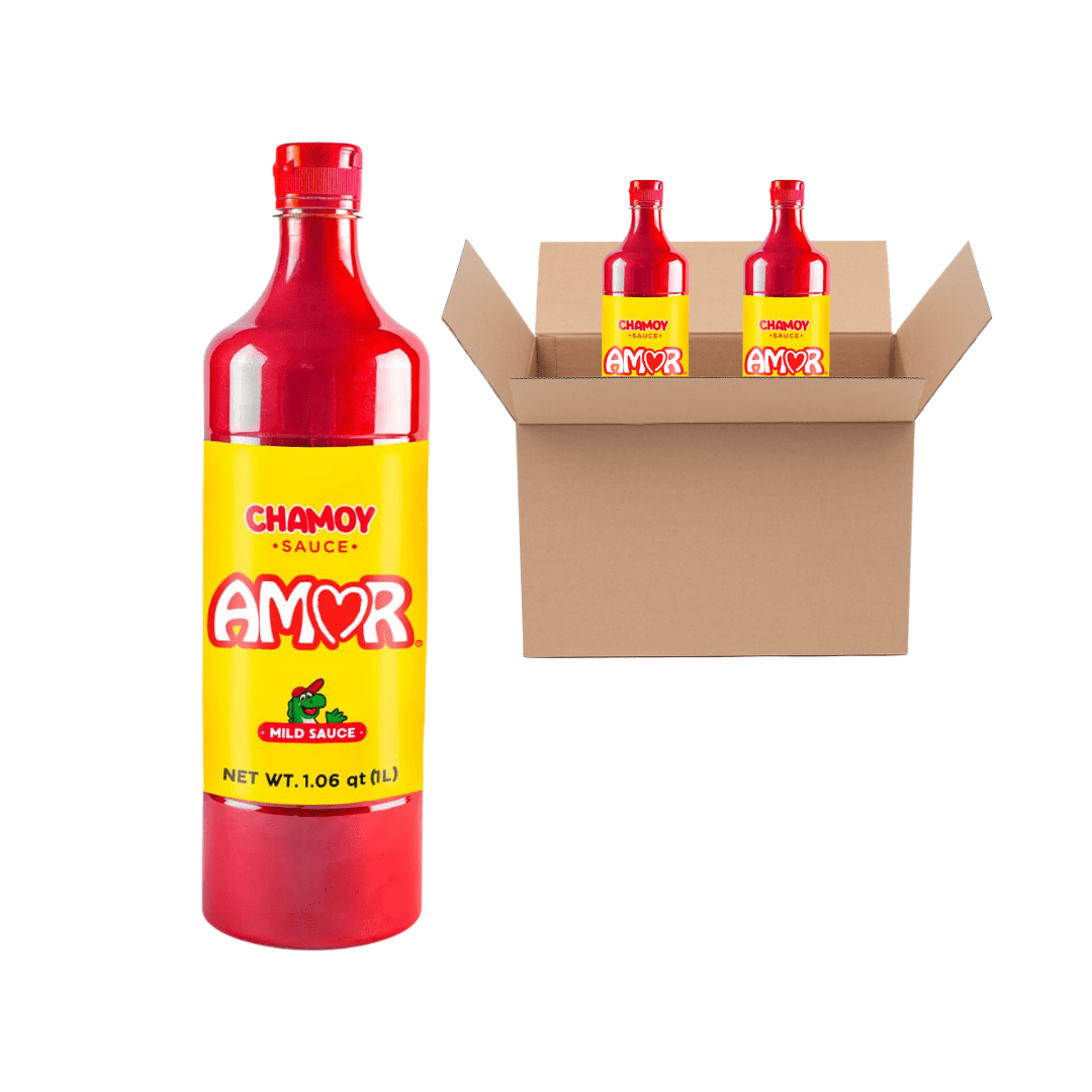 Amor Chamoy Sauce, Mild Spicy Tamarind Flavor, 33 Oz, Pack of 2 ...