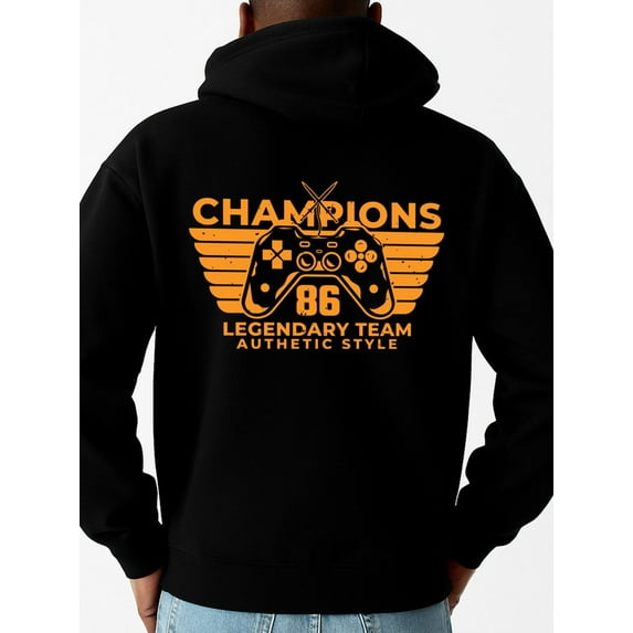Champ 86 Hoodie hoodies for men long sleeve black Comfortable Material ...