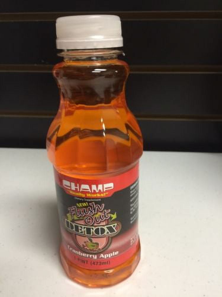 Champ Flush Out Detox Drink, Cranberry Apple - Walmart.com