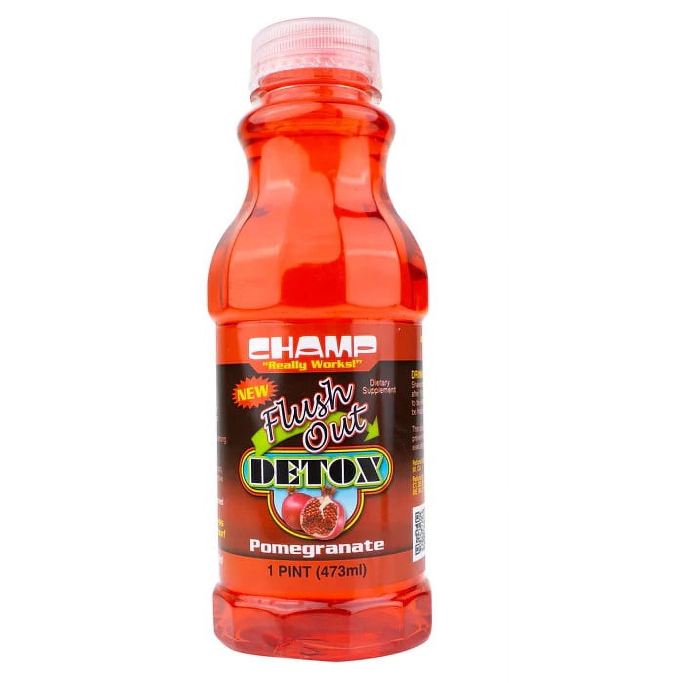 Champ Flush Out Detox Drink - Pomegranate - Walmart.com