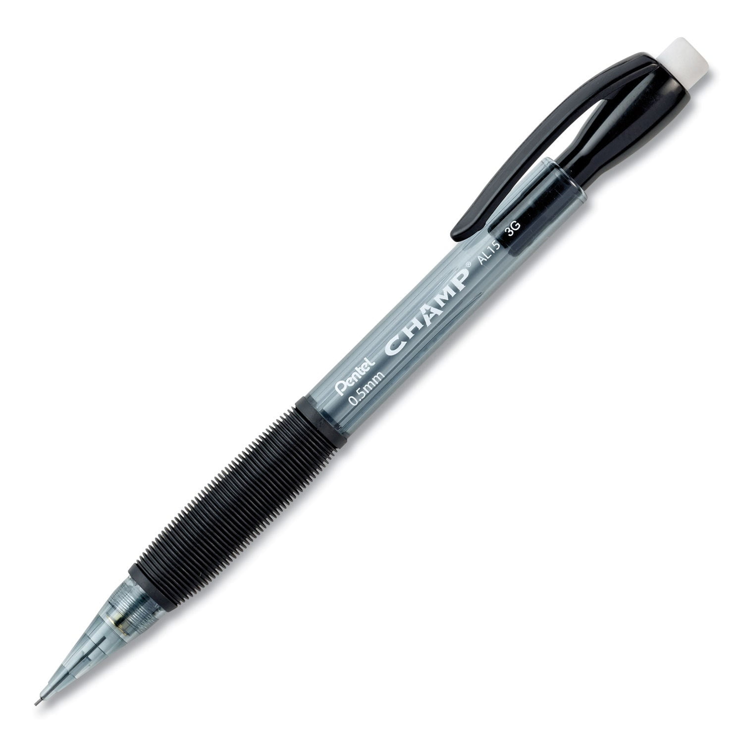 Champ Mechanical Pencil, 0.5 Mm, Hb (#2.5), Black Lead, Translucent ...
