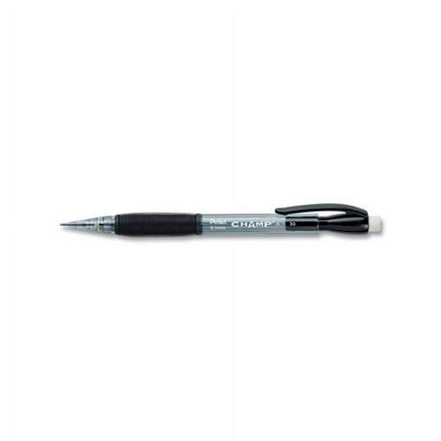 Champ Mechanical Pencil 0.9 mm, HB 2.5, Black Lead, Translucent Black ...