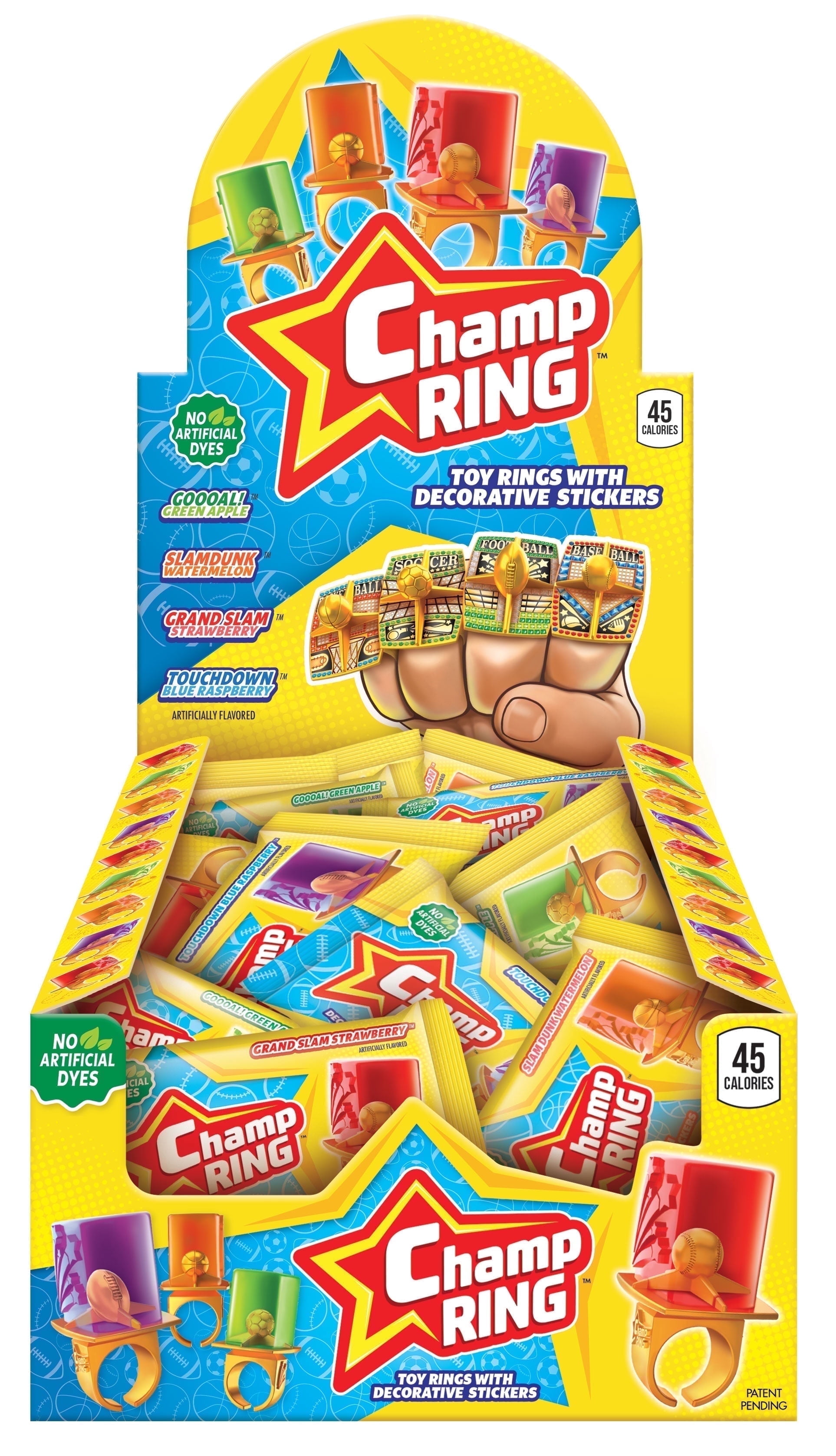 Champ Ring Sports Lollipops Candy Rings - Walmart.com