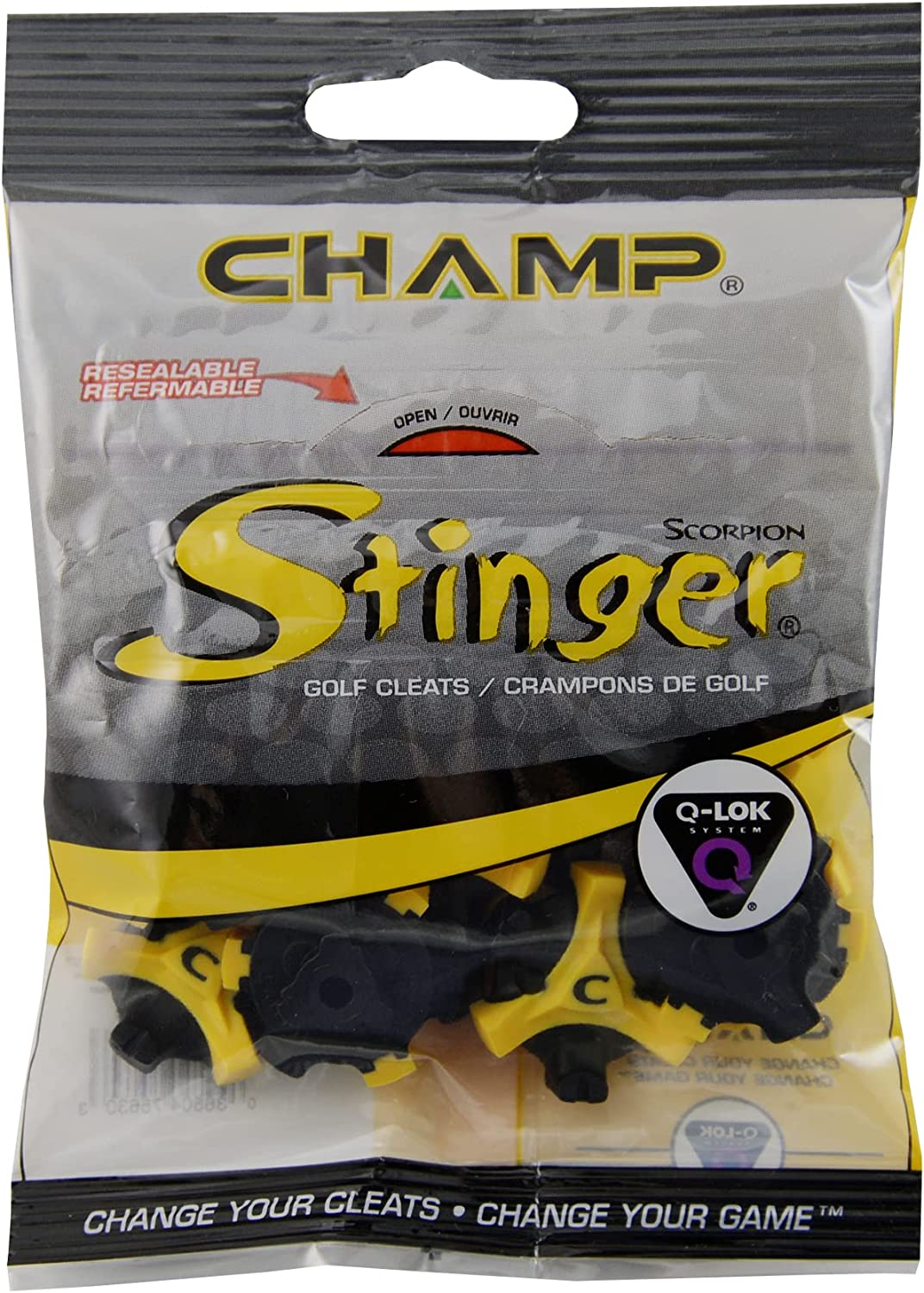 Champ Scorpion Stinger Golf Spikes Black/Yellow - Walmart.com