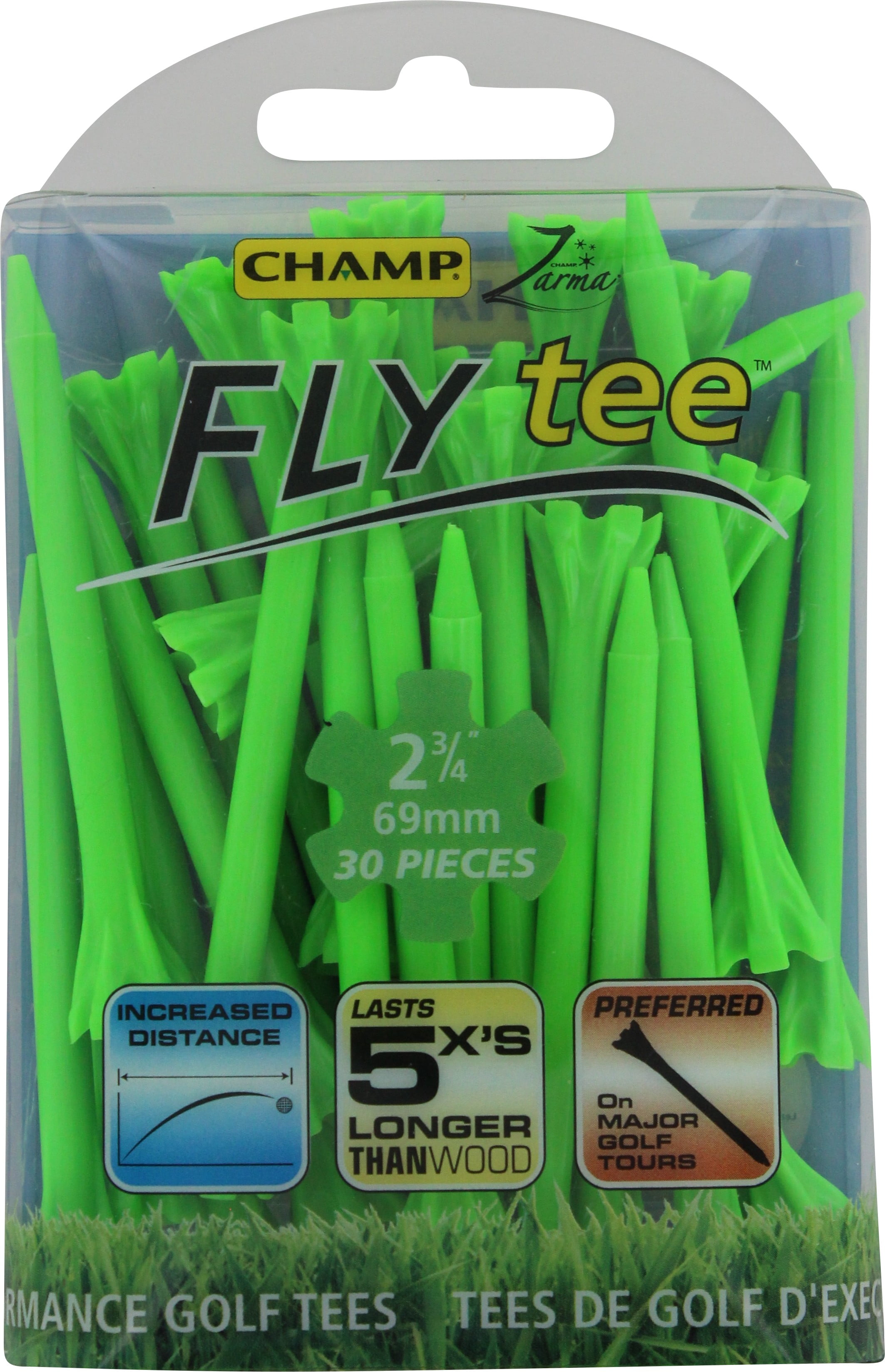 Customer reviews for Champ Zarma FLYtee 2.75 inch, Plastic Golf Tees ...