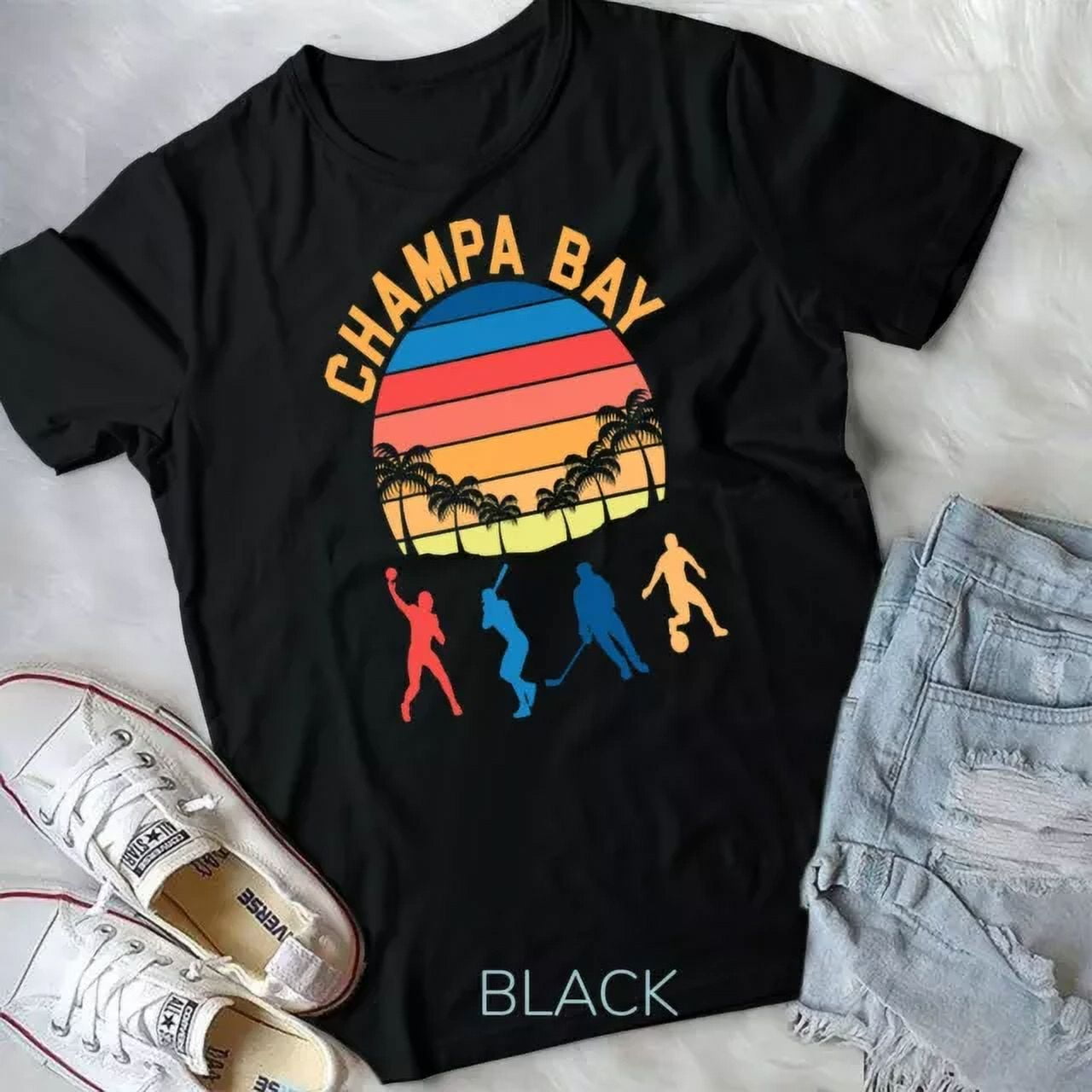Champa Bay Football Baseball Hockey Soccer Retro Vintage T-Shirt Unisex ...
