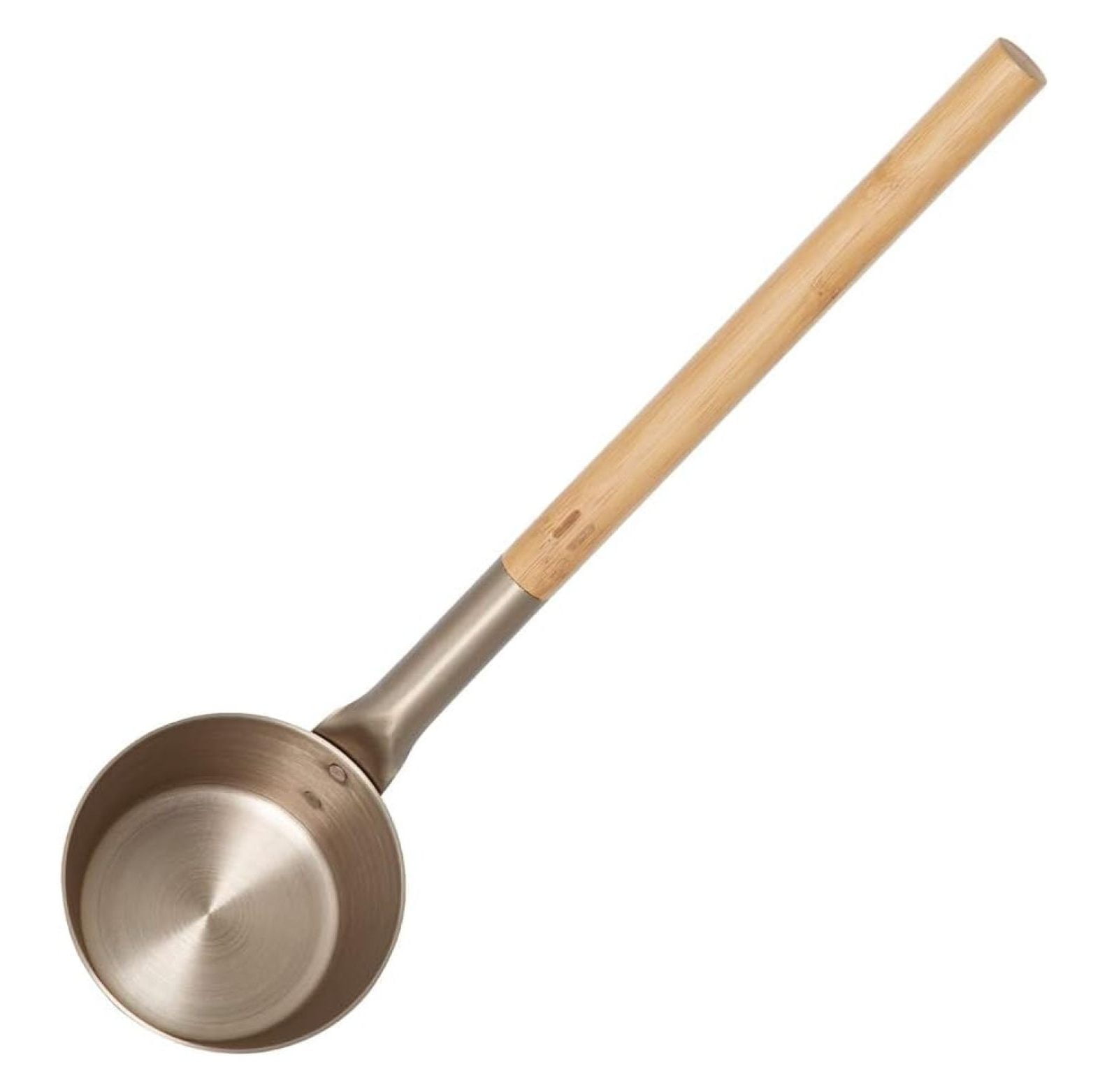 Champagne Aluminum & Bamboo Sauna Ladle - Walmart.com