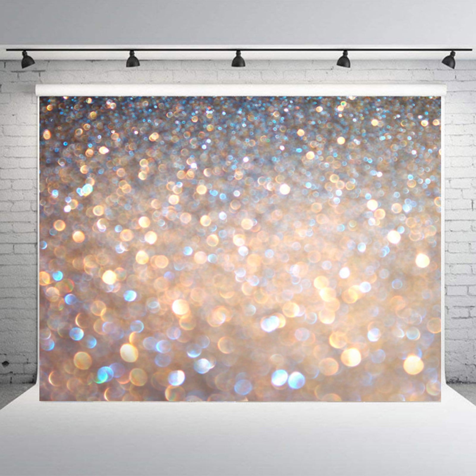 Champagne Ash Gold Backdrop Shiny Spots Backdrop Vinyl Photography ...