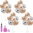 Champagne Balloon Stand Centerpiece Table Decorations for Women's ...