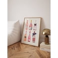 Champagne Bottles Bar Trendy Home Art, Stretched Canvas - Walmart.com