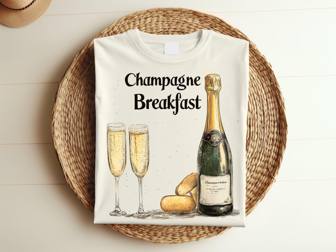 Champagne Breakfast Shirt, Champagne Social Club Tee, Champagne ...