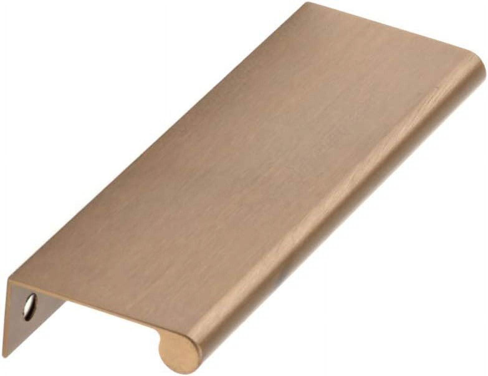 Champagne Bronze Drawer Pull "Piper" Tab Pull - Lipped Edge Tab Cabinet ...