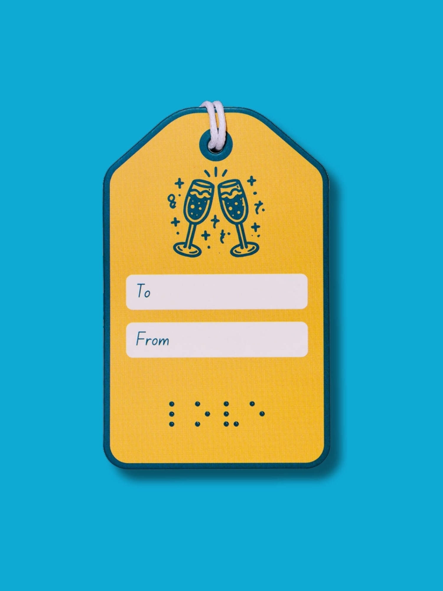 Champagne Cheers Gift Tag 4-Pack - Walmart.com
