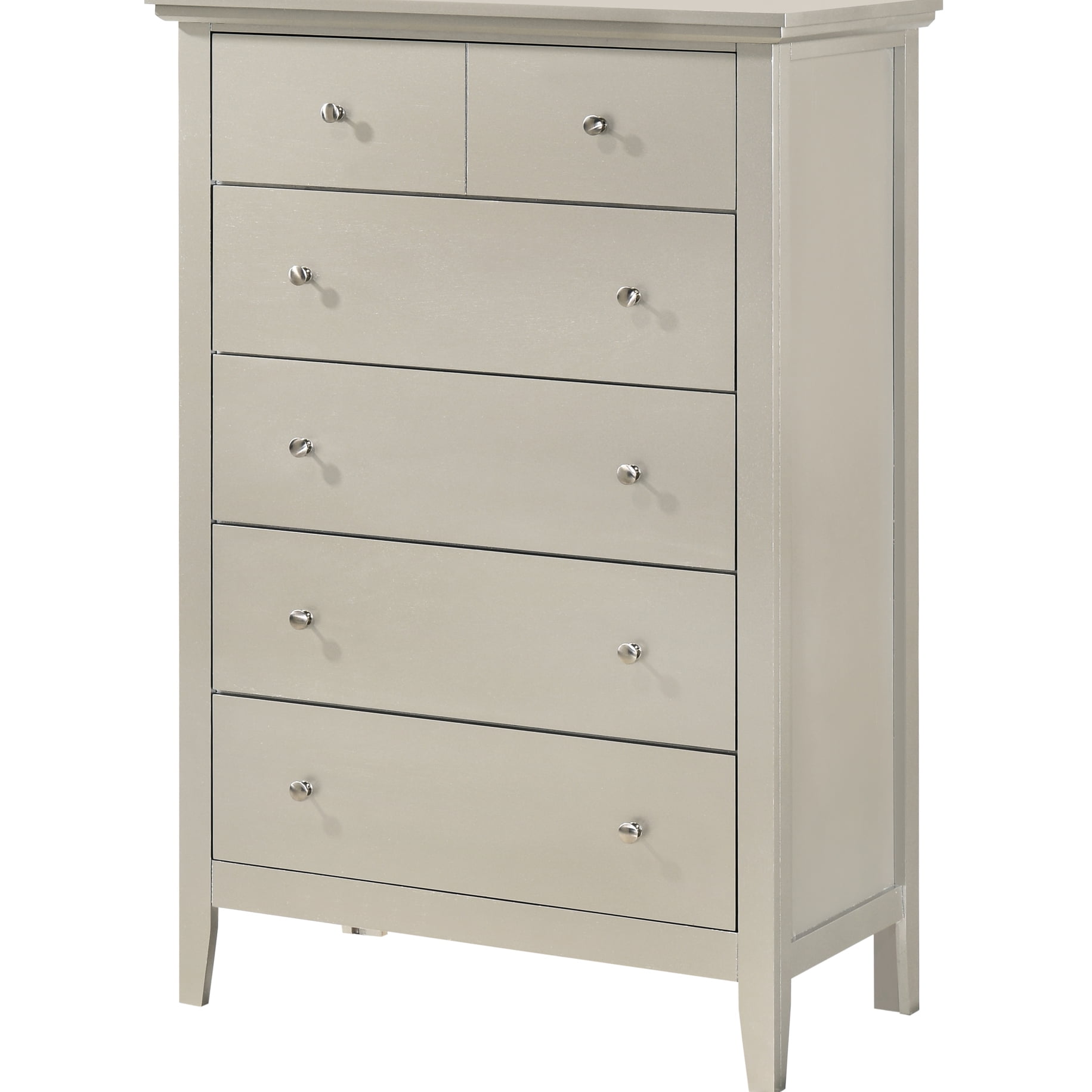 Champagne Chest With Real Wood Veneer Finish, Robust Tailed Drawers ...