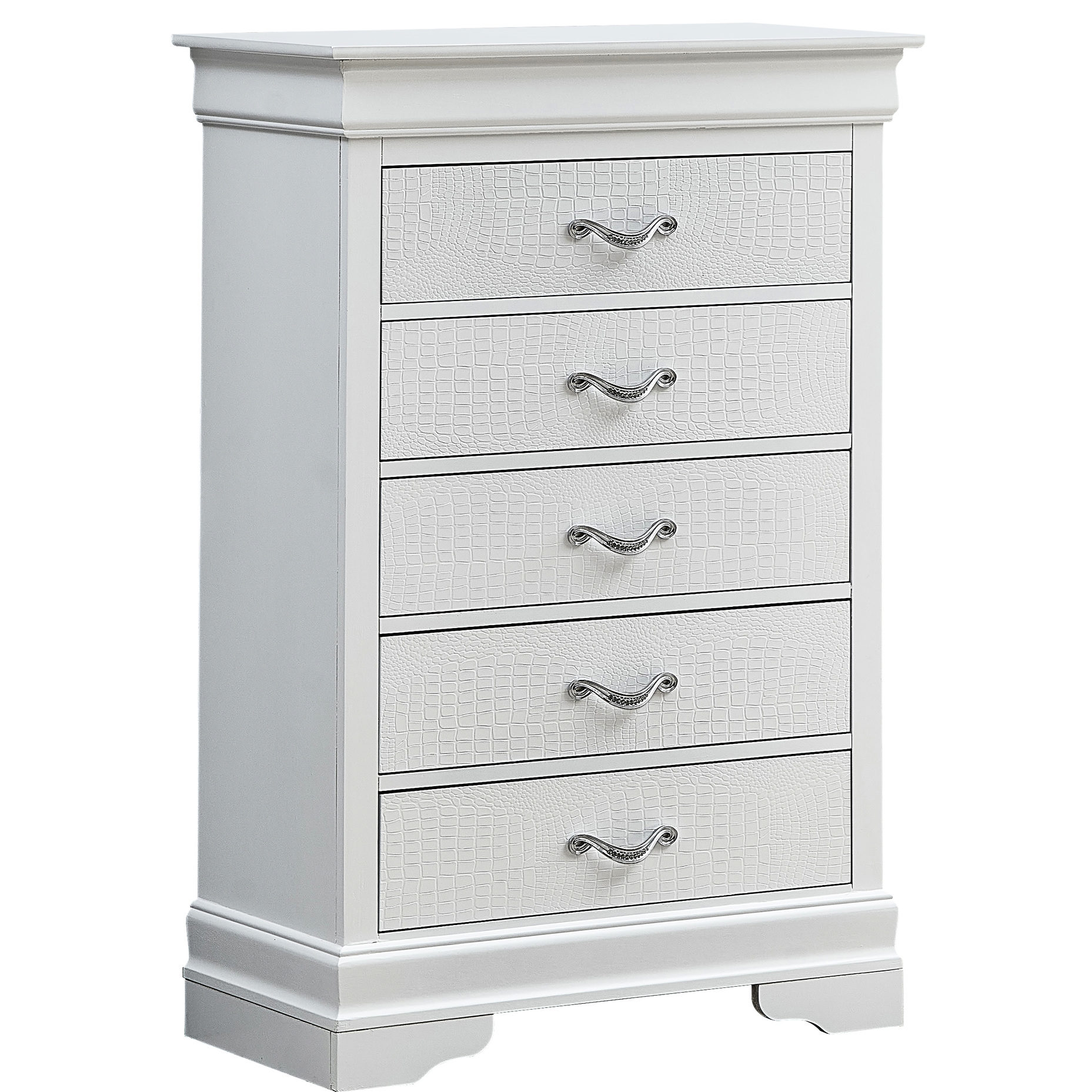 Champagne Chest Unit | Great for storing personal items with chrome ...