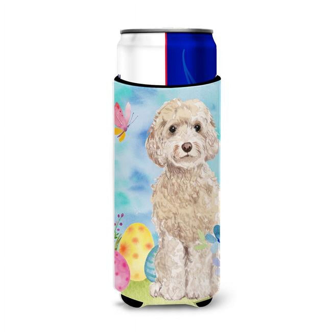 Champagne Cockapoo Easter Michelob Ultra Hugger for Slim Cans - Walmart.com