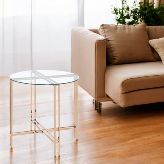 Champagne Color - Sleek Glass Surface - Formal Settings - Enhance Airy ...