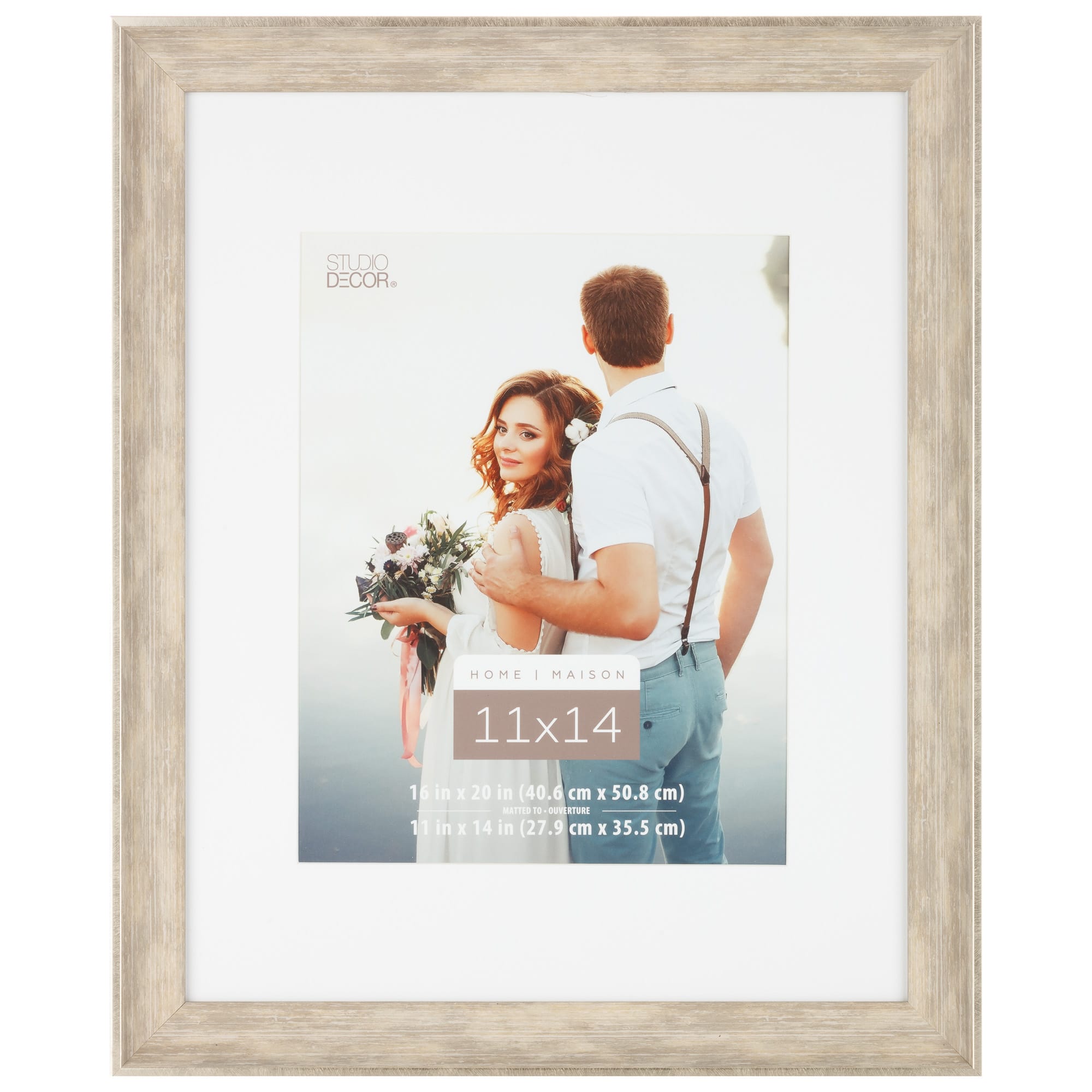 Champagne Frame with Mat by Studio Décor® - Walmart.com