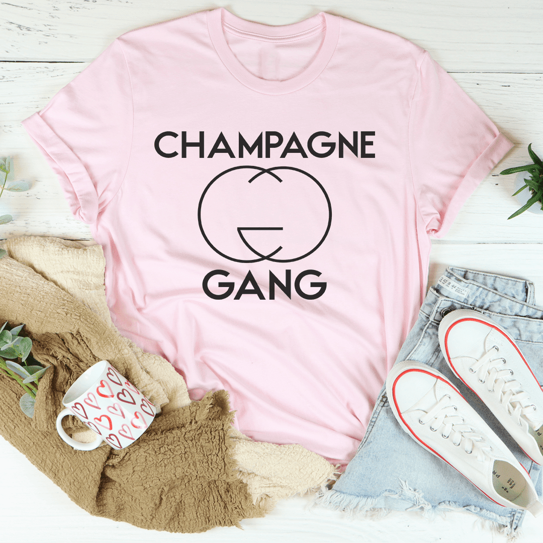 Champagne Gang Tee Peachy Sunday T-Shirt - Walmart.com