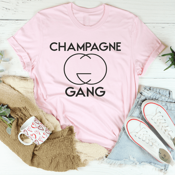 Champagne Gang Tee Peachy Sunday T-Shirt - Walmart.com