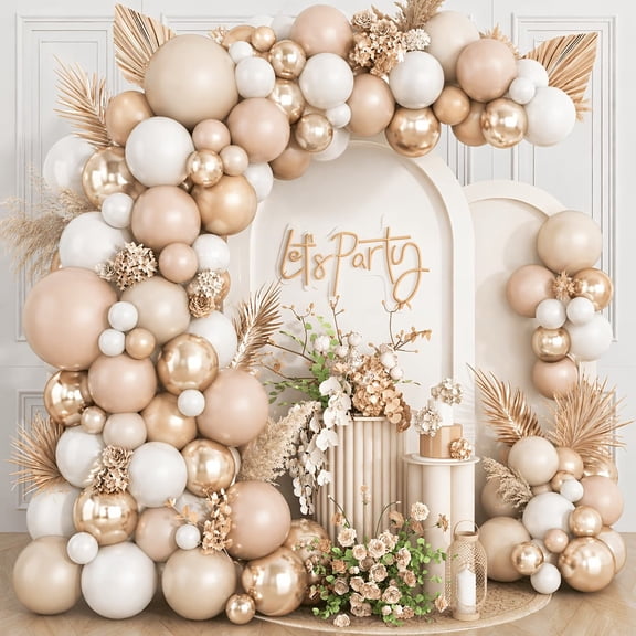Champagne Balloon Garland