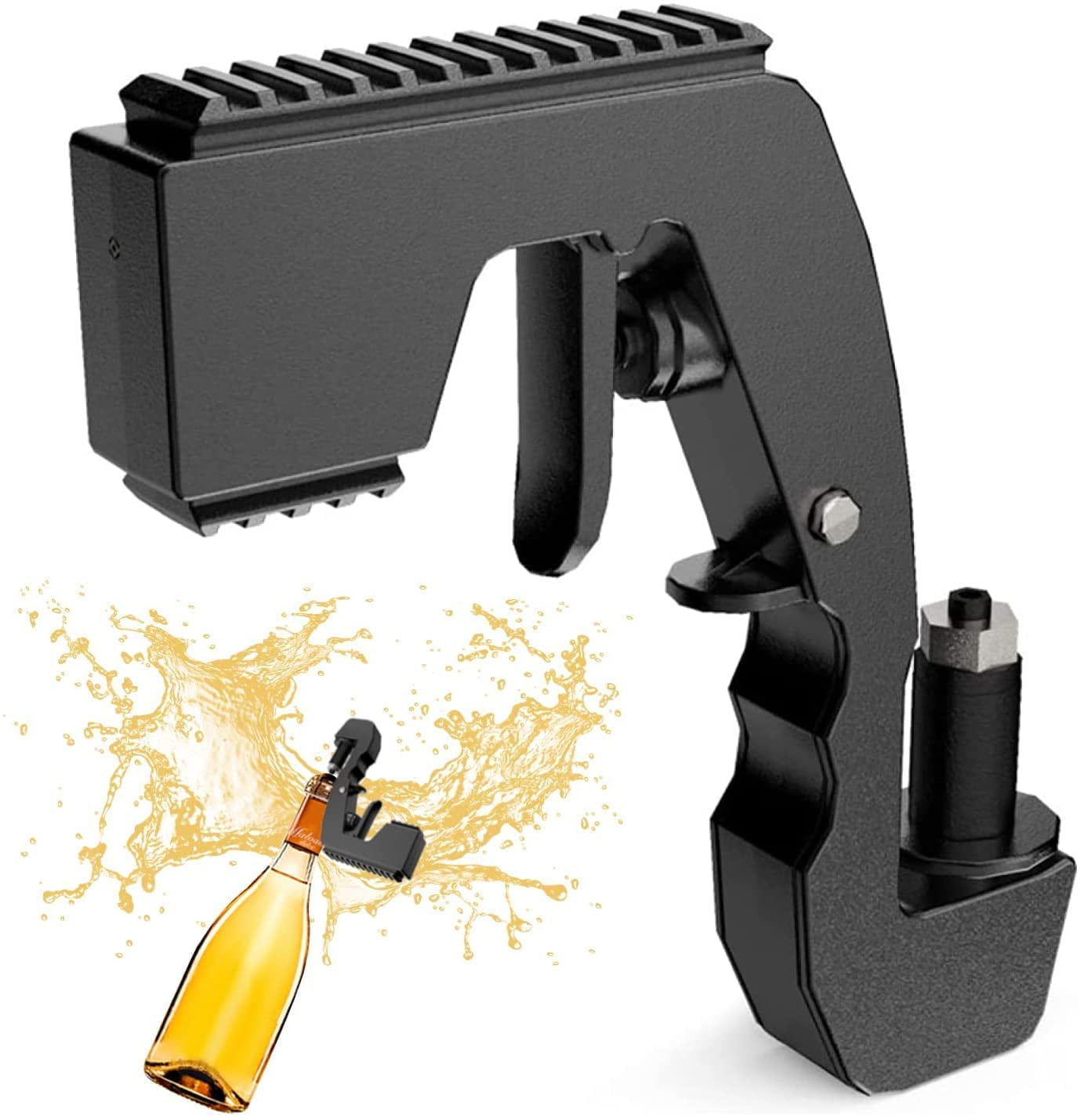 Champagne Gun - SL.GT,Wine Dispenser - Shooting Fountain(Black ...