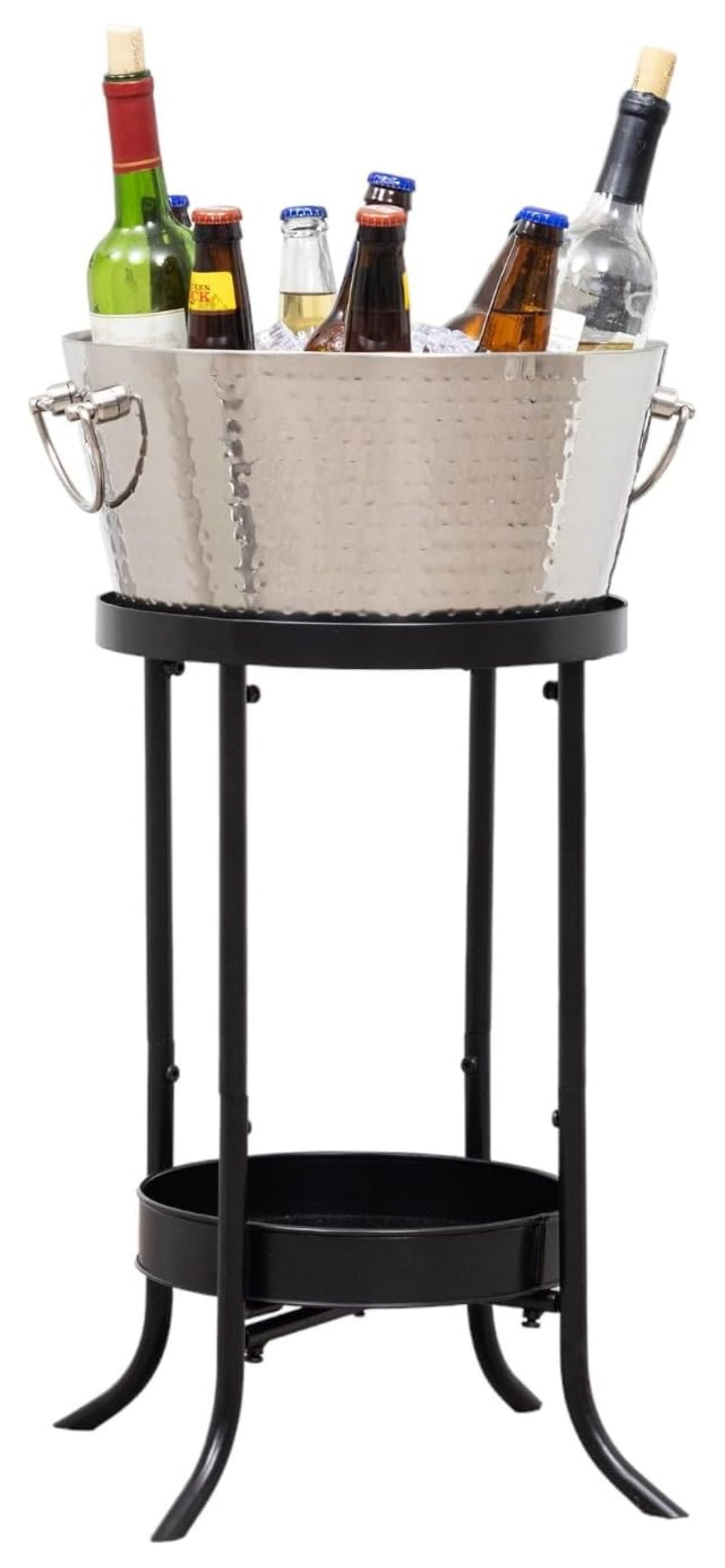 Champagne Ice Bucket with Stand, Wine Bucket with Stand Stand for ...