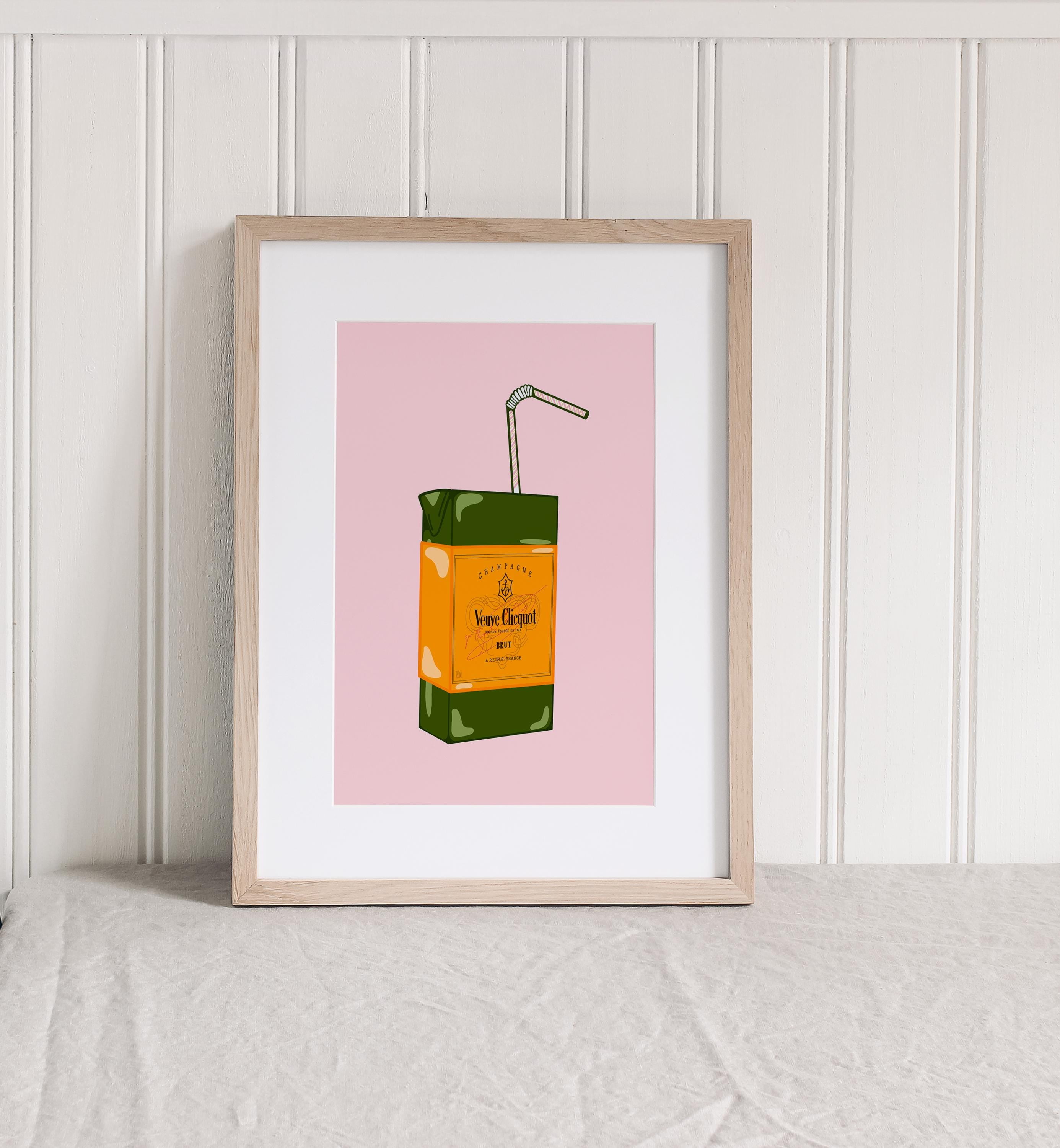 Champagne Juice Box Poster (Unframed) - Walmart.com