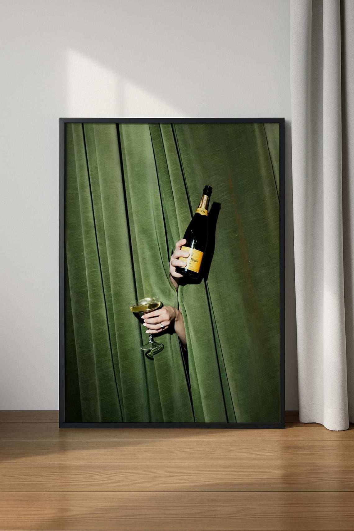 Champagne Poster, Cocktail Poster, Luxury Life Poster, Aesthetics Wall ...