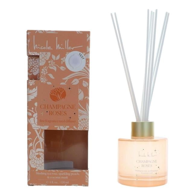Champagne Rose by Nicole Miller, 4 oz Reed Diffuser - Walmart.com