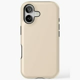 Champagne Solid Color Minimal Phone Case for iPhone 17 16 15 14 13 12 ...
